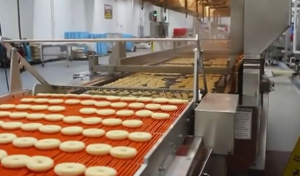 Frozen Donut Production Line Easy Operate With Advanced Siemens PLC System