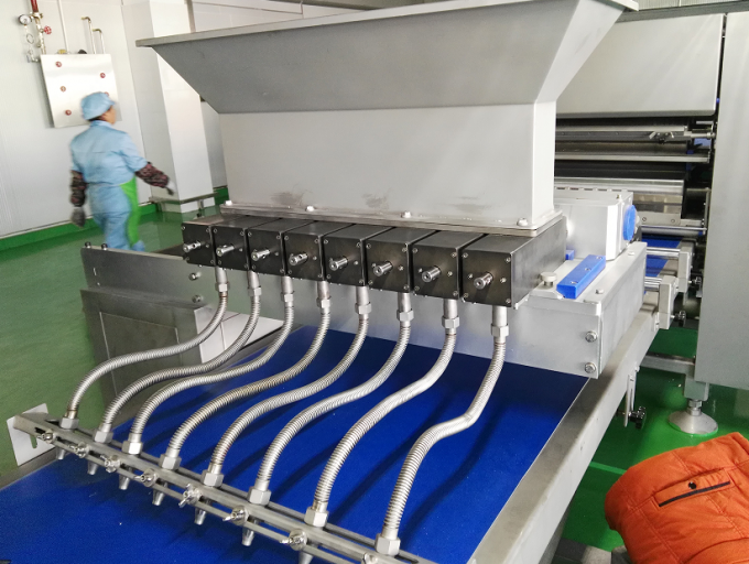 High Efficiency Pastry Production Line Custom Tailor For Filled ...