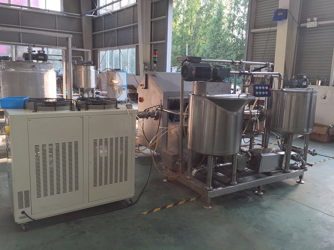 Cream Aeration System Cake Production Line For Industrial Cream Production