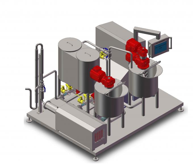 Automatic Small Chiffon Cake Aeration System With Siemens PLC Control
