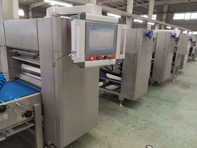 Ciabatta Bread 1000kg/Hr Baguette Production Line With Chunker