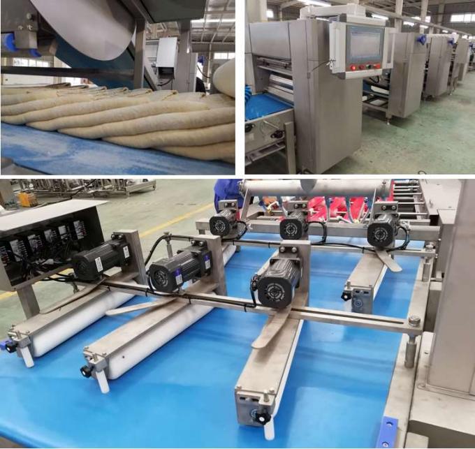 Durable Pastry Production Line with Laminaing Machine for Danish Bread or Swirl, Industrial ...
